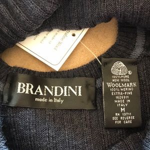 Brandini | Sweaters | Nwt Mens Brandini Merino Wool Sweater Size M ...